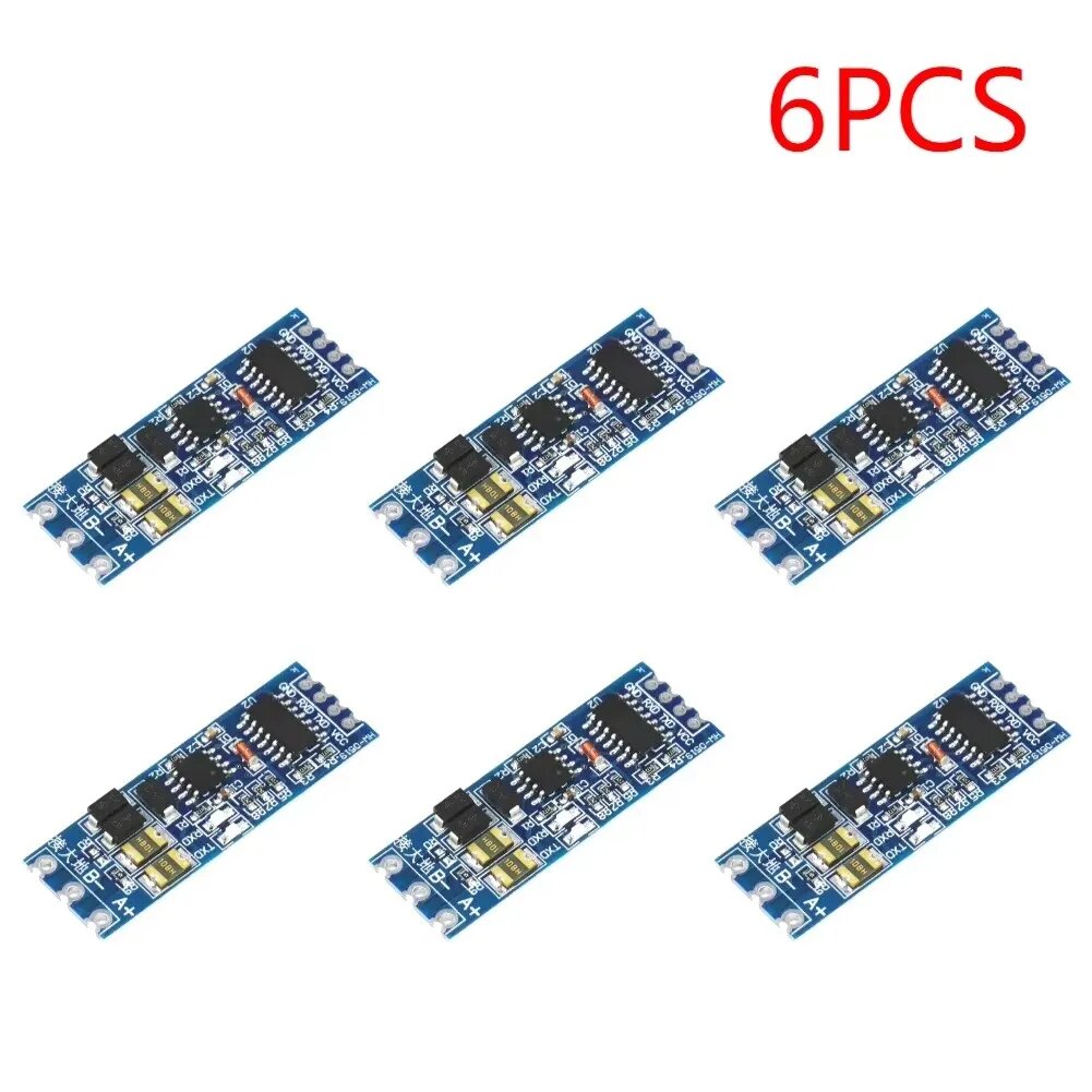 6PCS Модуль преобразования TTL-RS485 3.3В/5В