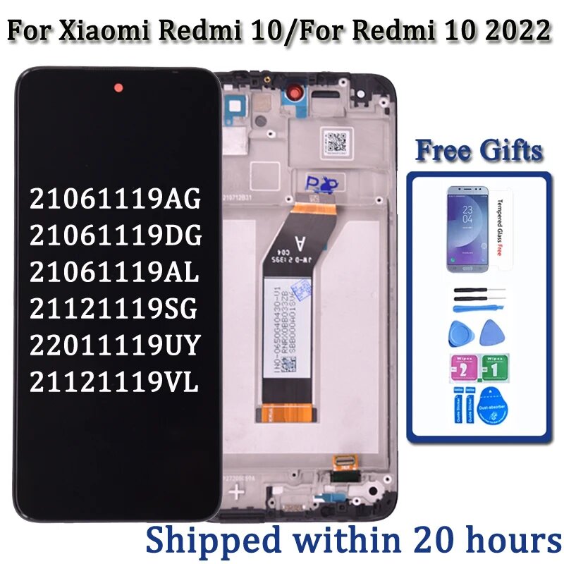 Дисплей для Xiaomi Redmi 10 2022 R10 no Frame в сборе