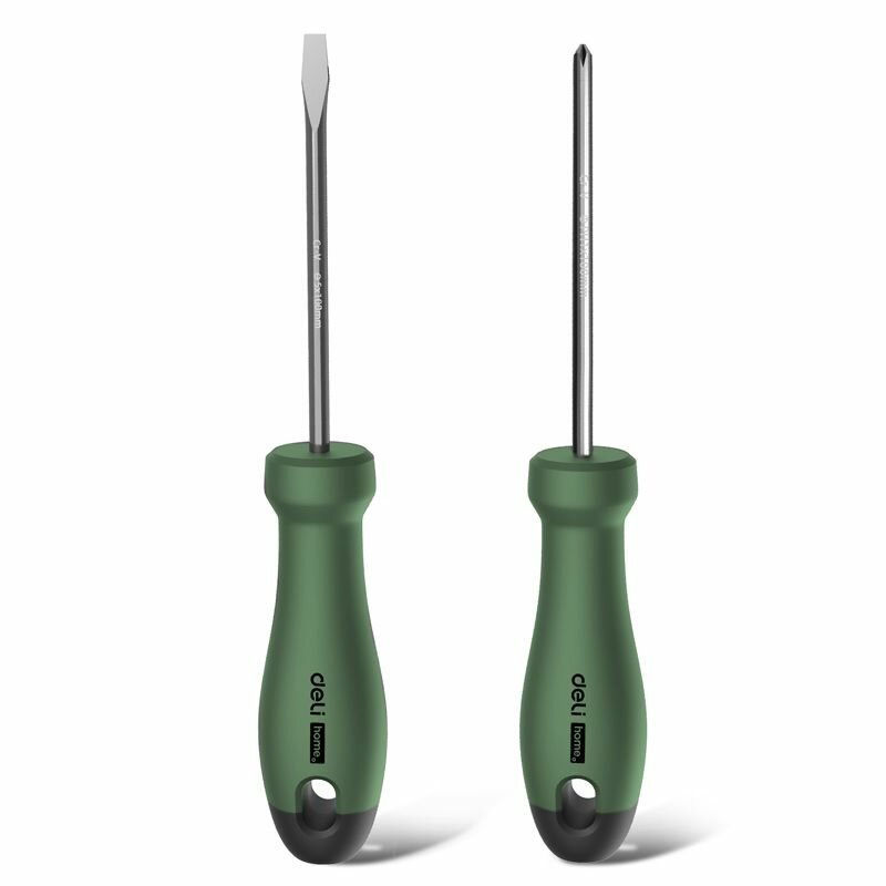 Набор отверток "Home Series Green" Deli HT1002L 2шт