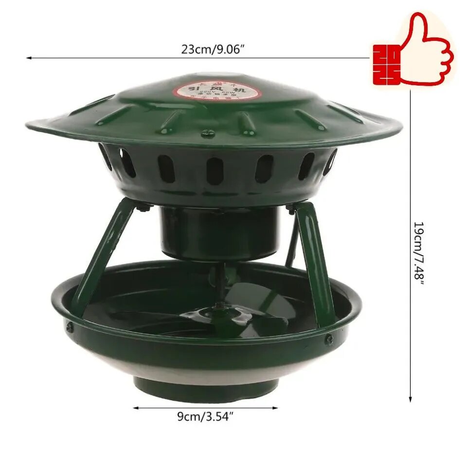 Эксклюзивный автоматический дымосос 220В для эффективного удаления дыма, усиления тяги в дымоходах каминов, печей, бань и гаражей