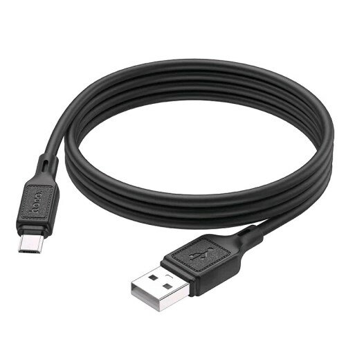 Кабель USB для microUSB 1м, 2,4А, черный************************
