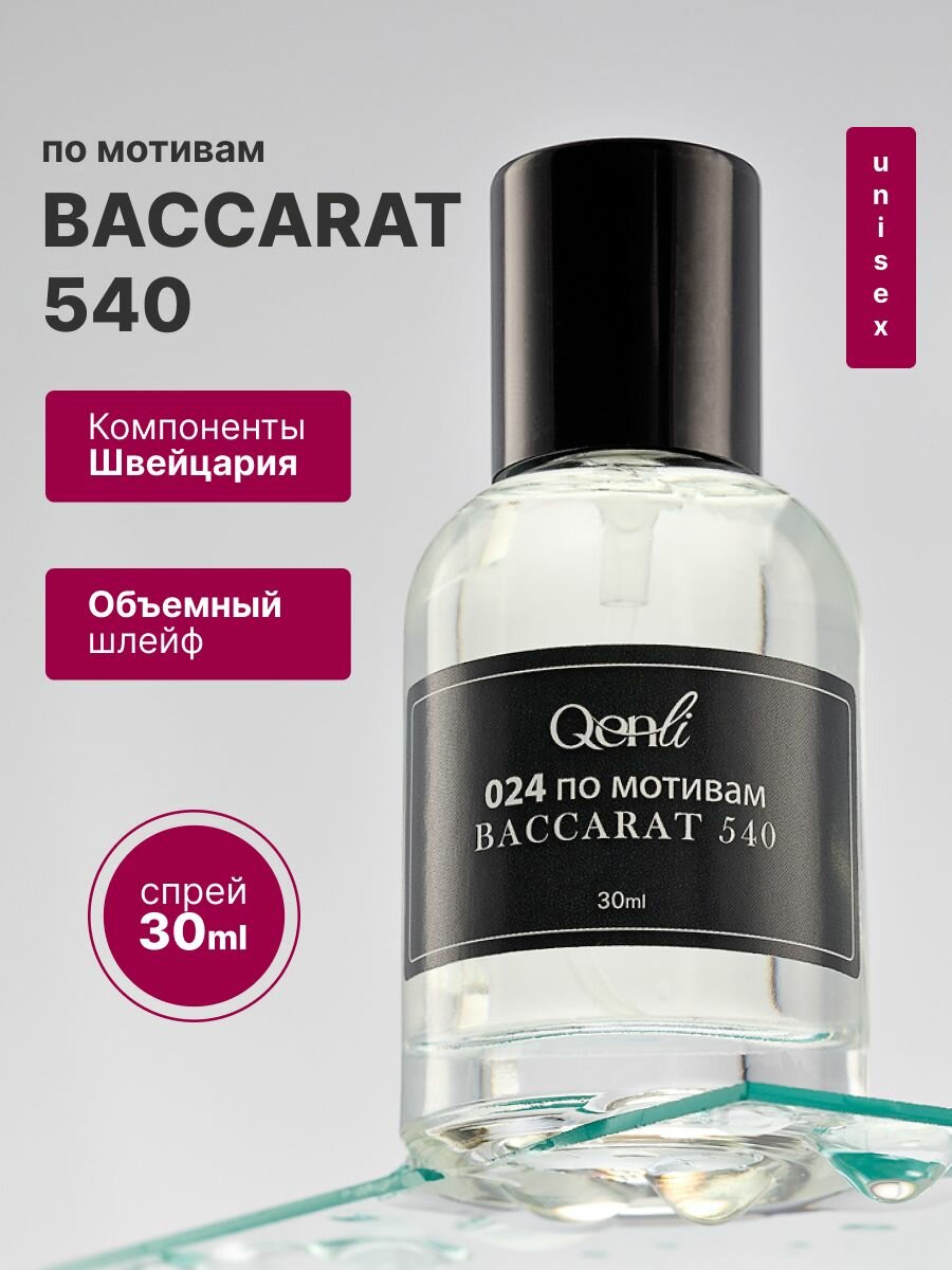 Стойкие масляные Духи Baccarat rouge 30мл