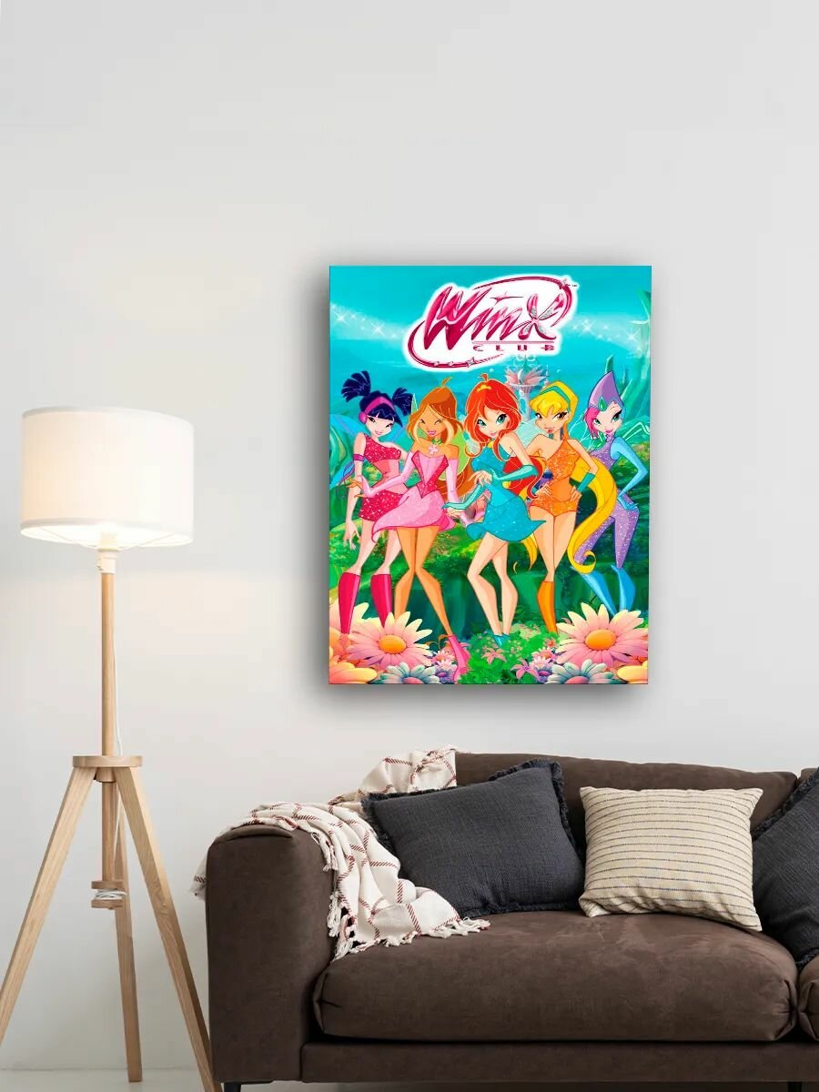 Постер на стену Клуб Винкс WinX, плакат 1шт, А3 размер. — фото 1