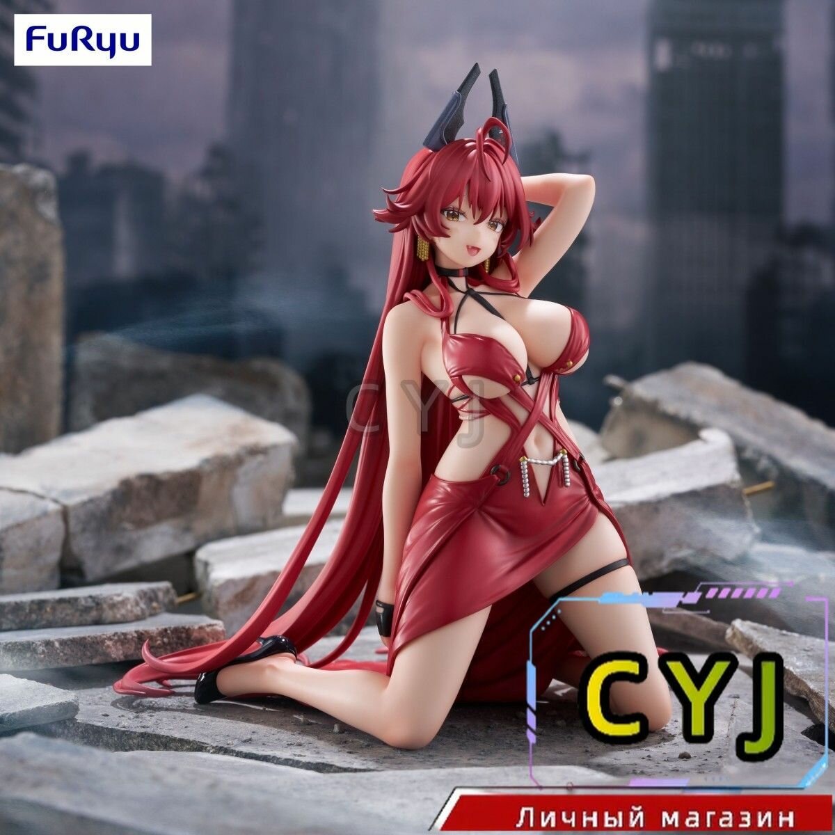 FuRyu Аниме фигура/NIKKE Noodle Stopper Figure Red Hood: Nonsense Red/CYJ