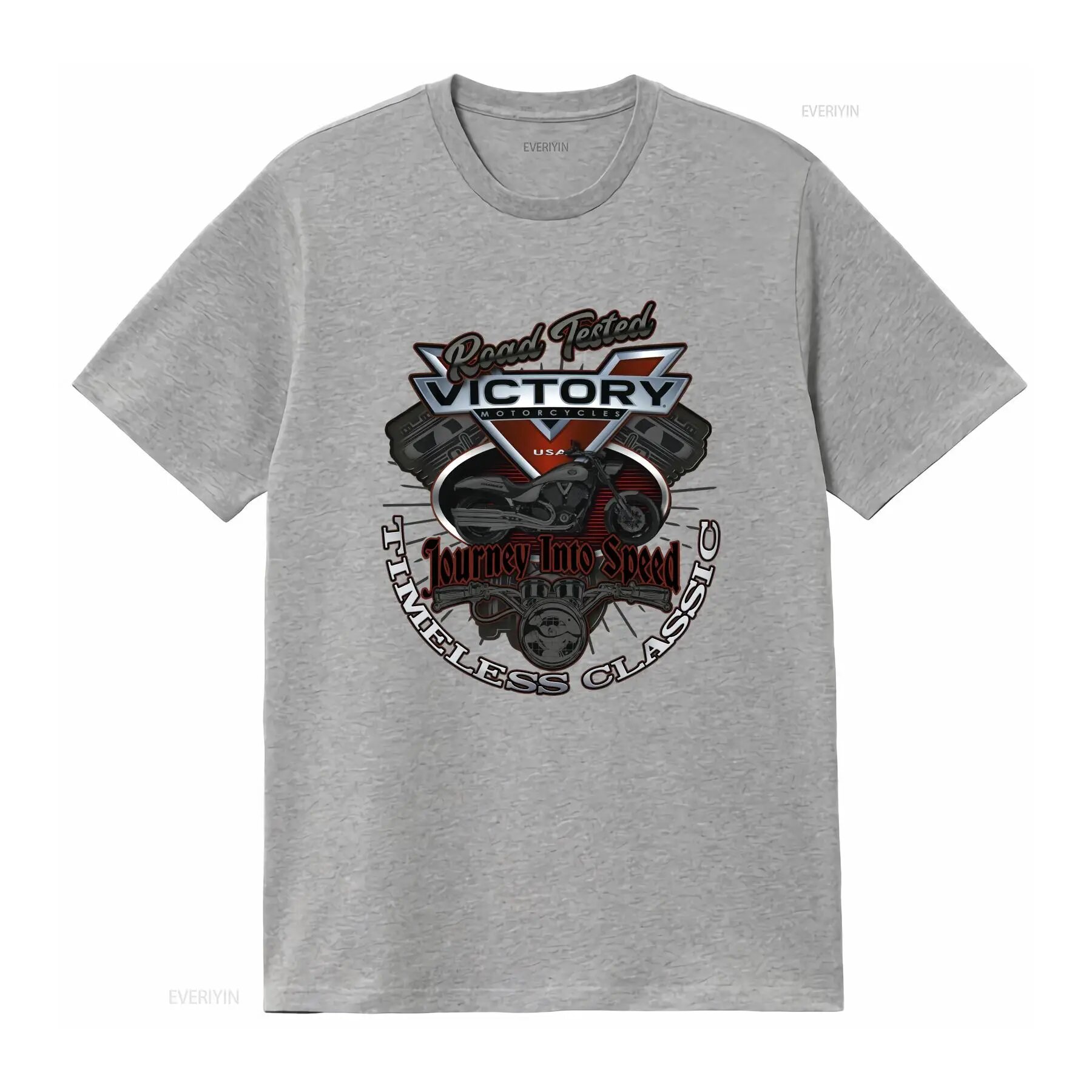 Victory Motorcycles хлопковая футболка для мужчин