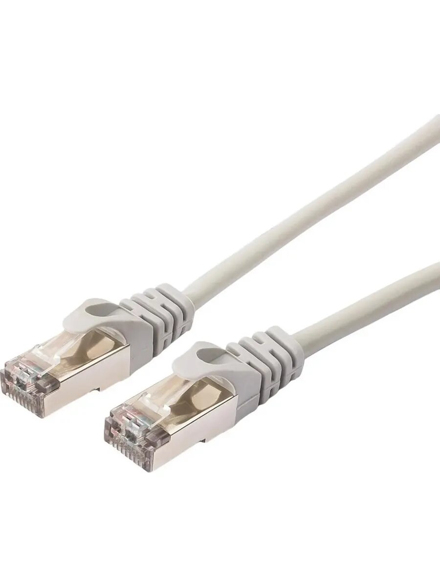 Качественный кабель Ethernet кат.6, 5м, серый