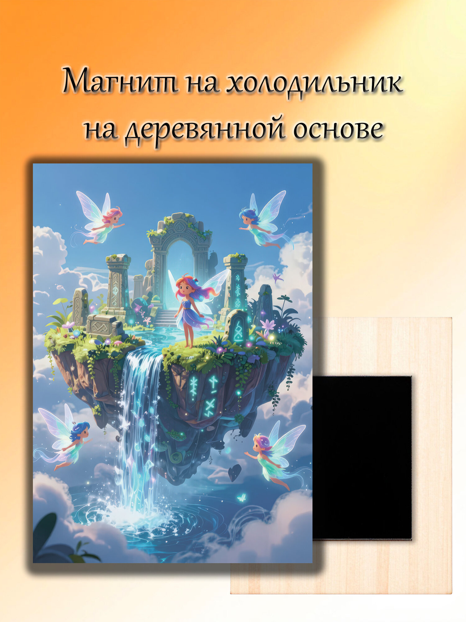 Магнитик на холодильник Арт