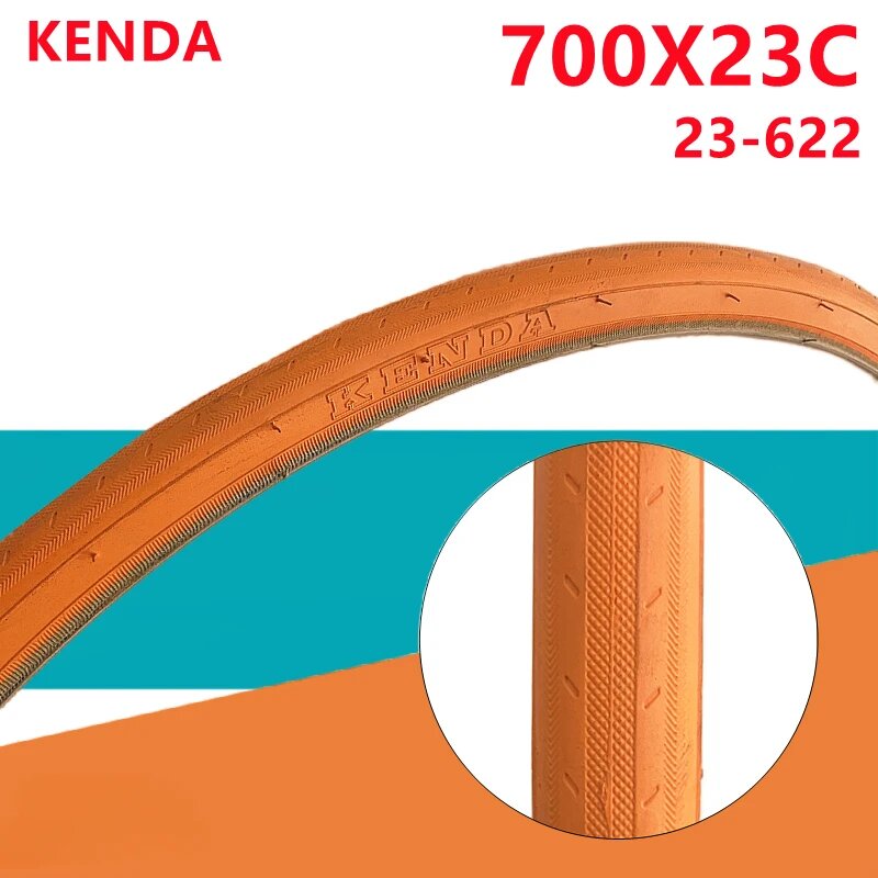 Шоссейная шина Kenda 700x23C оранжевая