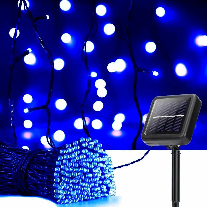 Солнечные гирлянды OKAL EAST Blue 32M 300led