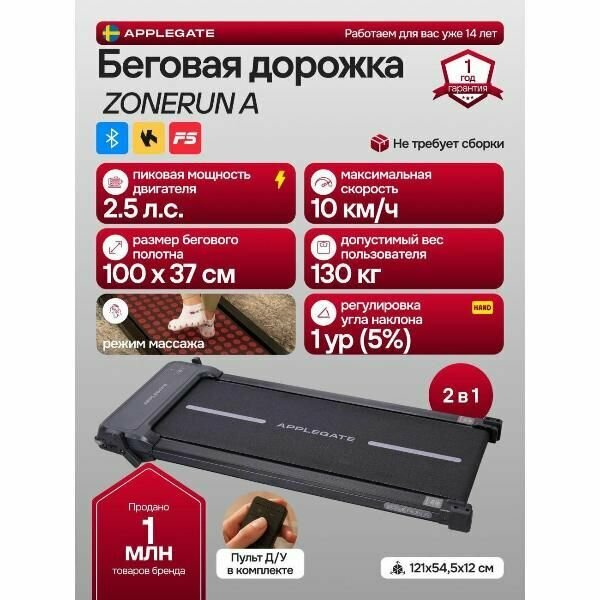 Беговая дорожка Applegate ZONERUN A