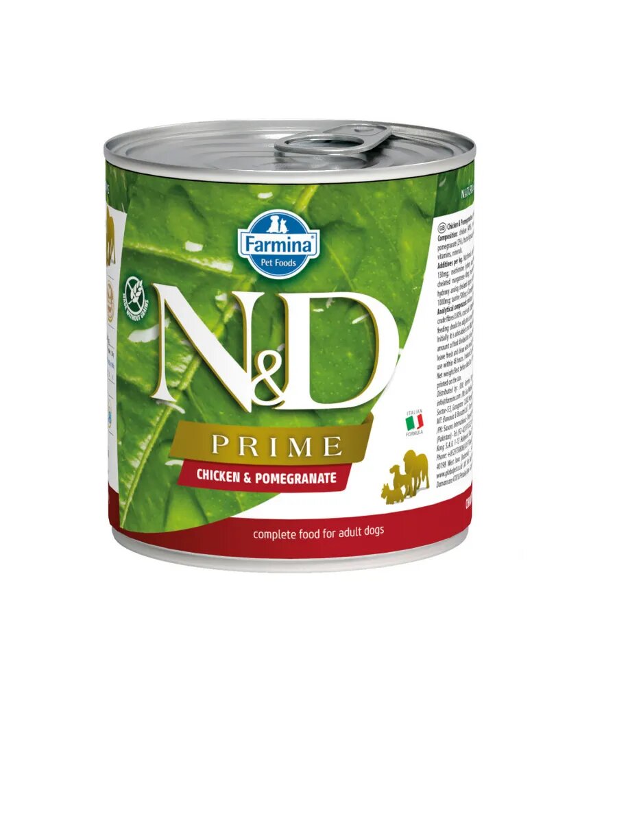Фармина N&D Dog Prime курица и гранат Adult 285г