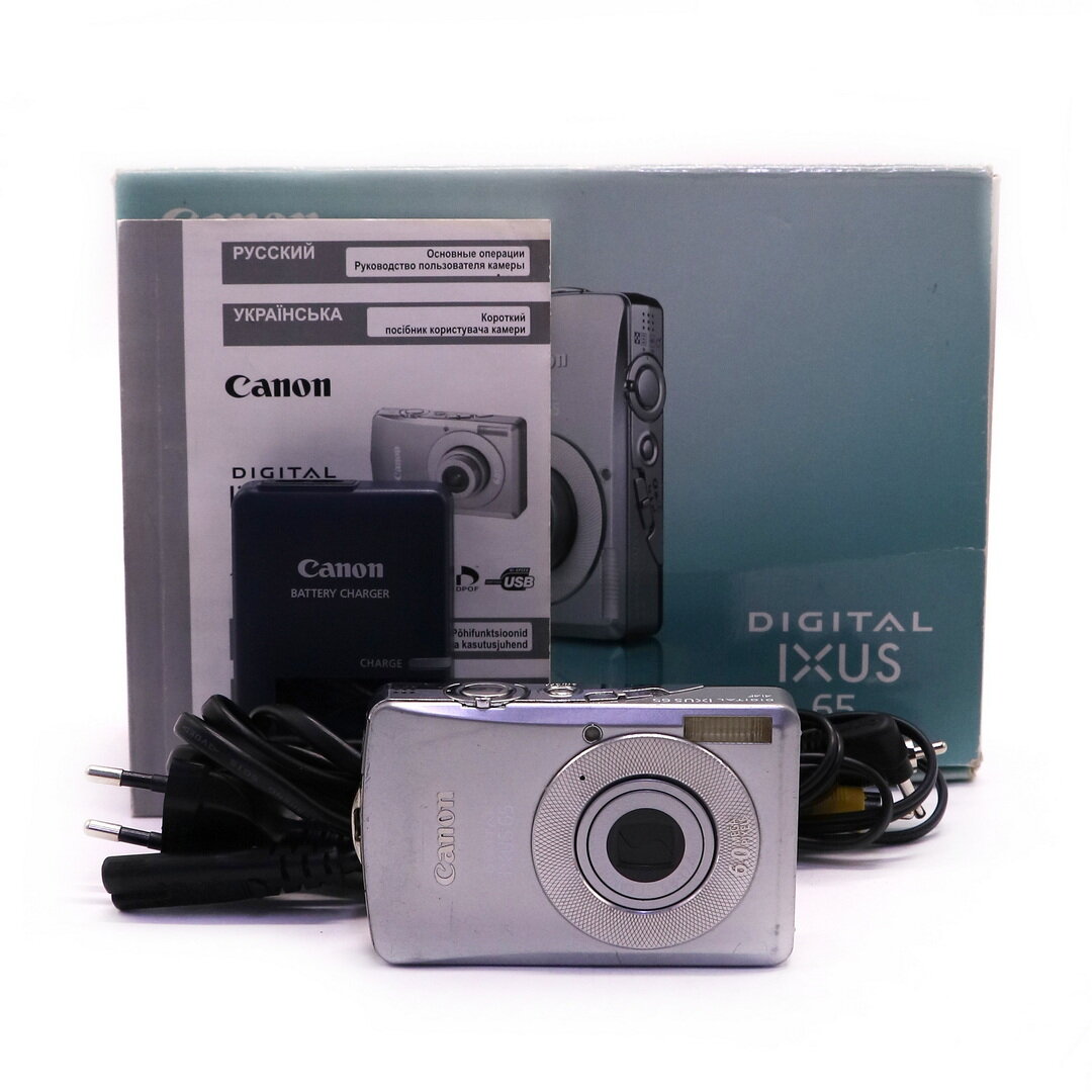 Фотокамера Canon Digital IXUS 65 в упаковке