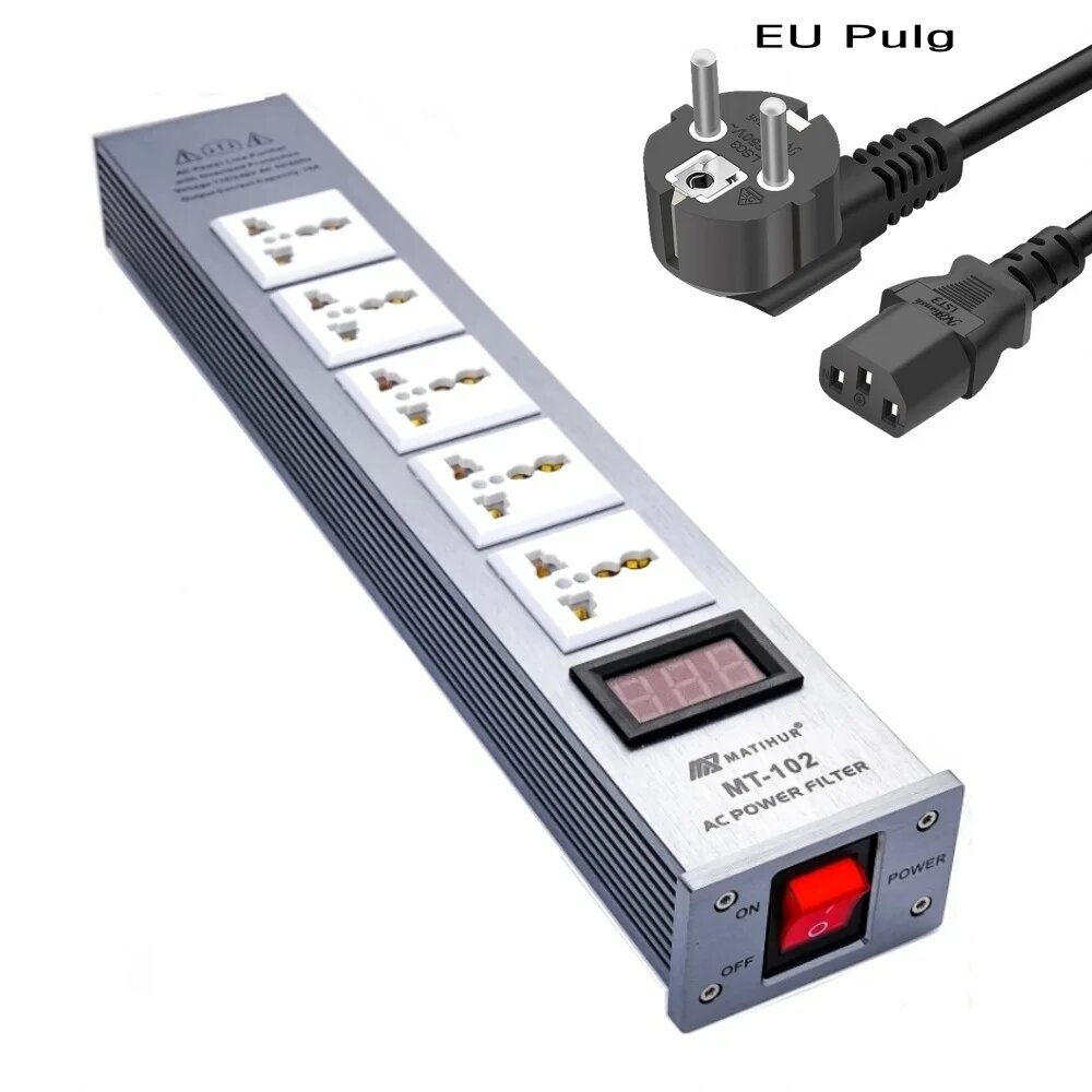 Фильтр питания Matihur MT-102 Silver EU для Hi-Fi
