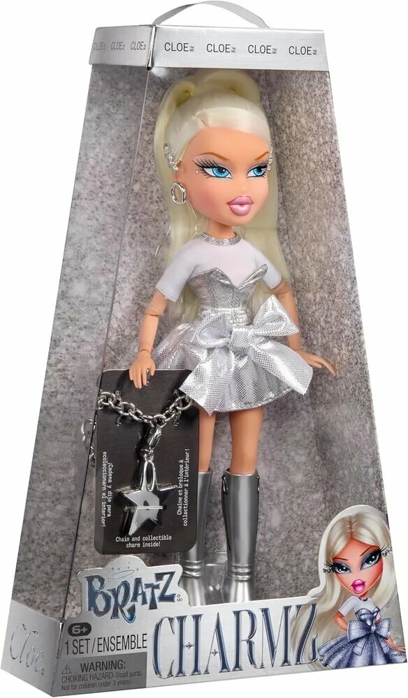 Bratz Charmz Cloe , 2026 Новая модная кукла, детская игрушка-подарок