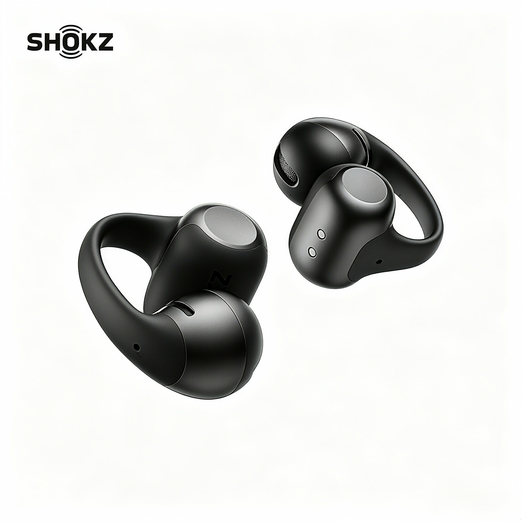 Наушники-клипсы Shokz OpenDots 2, Bluetooth, открытого типа, для спорта и бега，черный