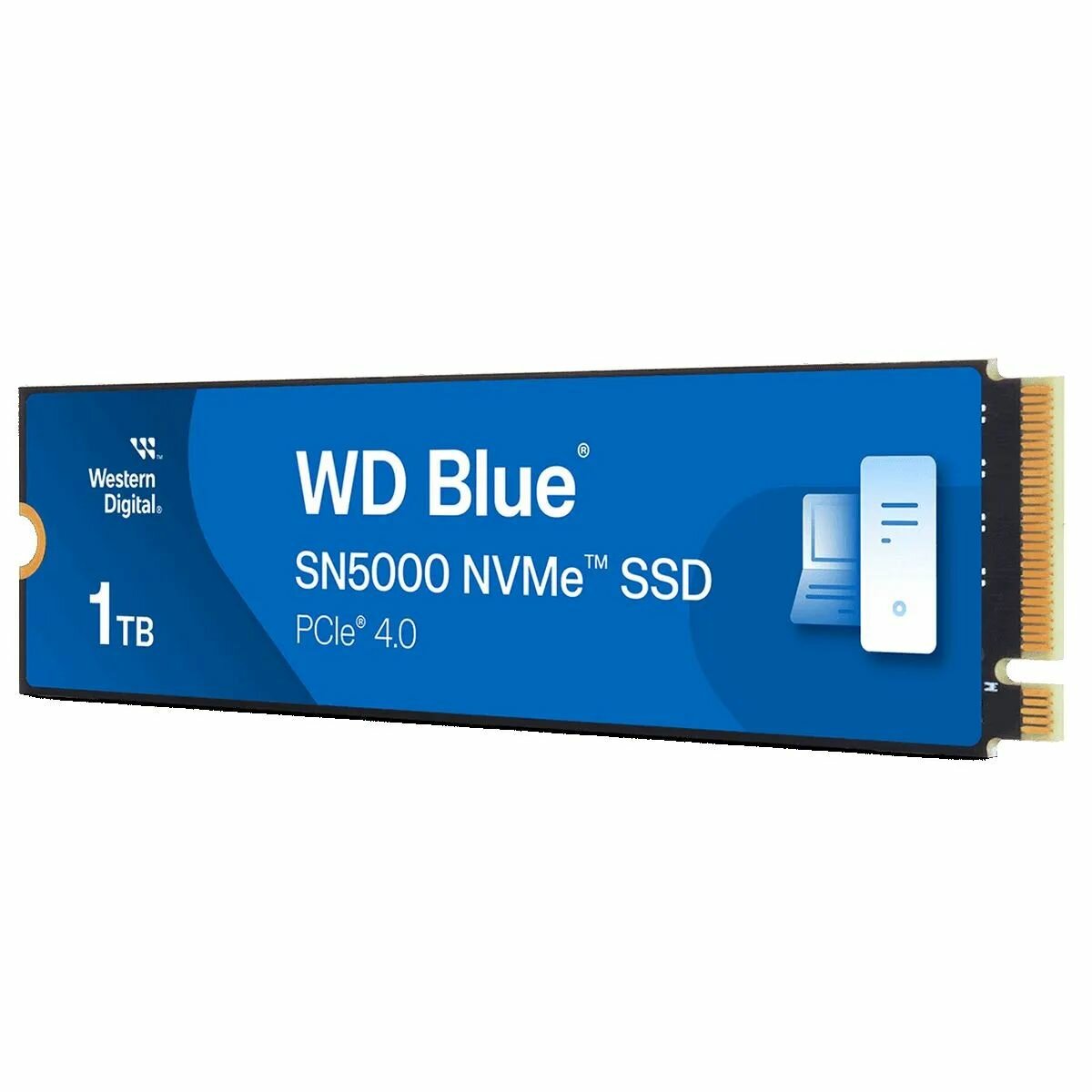 Western Digital 1 ТБ Внутренний SSD-диск M.2 2280 NVMe (WDS100T4B0E)