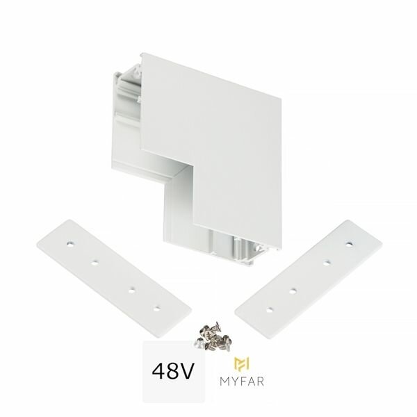MayFar Соединитель угловой Accessories for MagLine 23 MT0201-CLW-W
