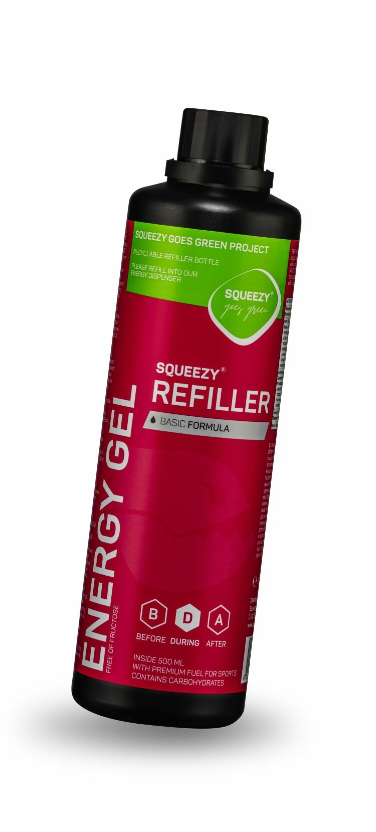 Гель энергетический с электролитами ENERGY GEL Squeezy 500мл. (Без вкуса),
