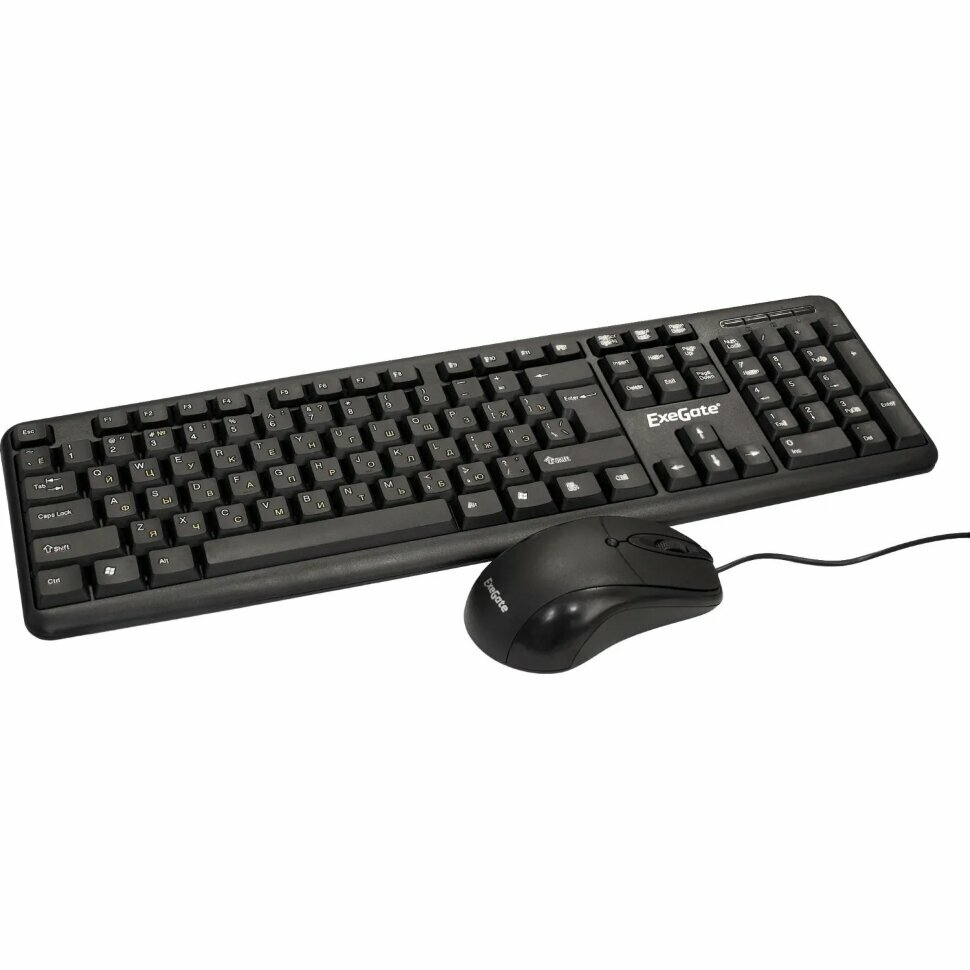 Набор клавиатура+мышь ExeGate Prof. St. Comb. MK120-OEM(EX287139RUS)чер. Br. box, 2185986