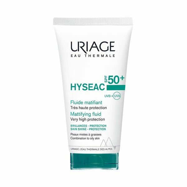 Эмульсия для комбинированной и жирной кожи матирующая SPF50+ Hyseac Uriage/Урьяж туба 50мл