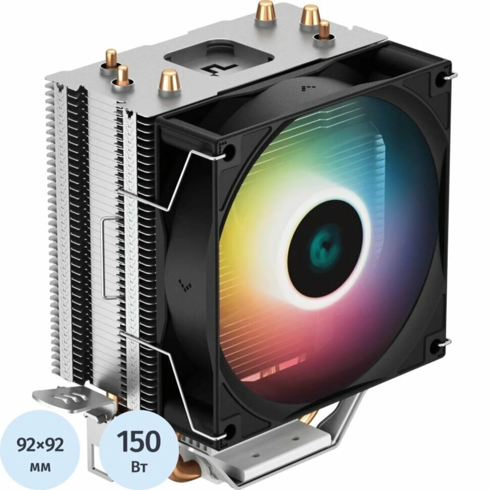 Кулер DEEPCOOL AG300 LED LGA1700/1200/115X/AM5/AM4 150Вт, PWM, 1900193