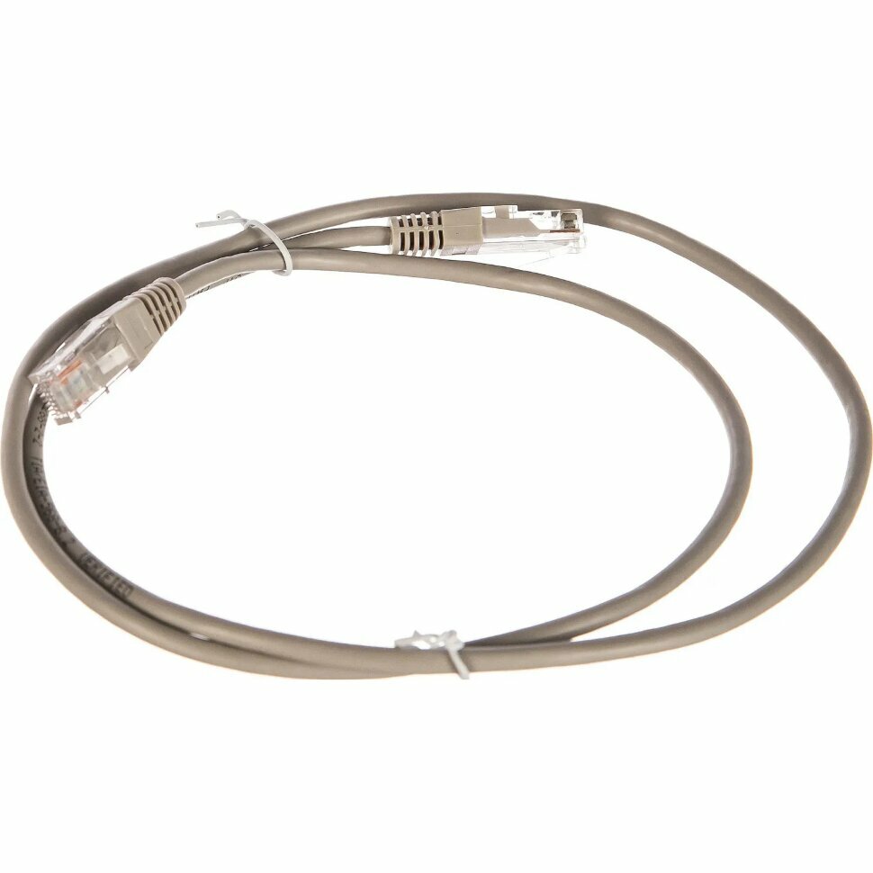 Патч-корд TWT TWT-45-45-1.0-GY UTP кат.5e,1.0 м, серый, 2125721
