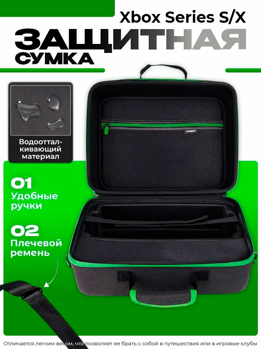 Защитная сумка DOBE для Xbox Series S / X, жесткий кейс-чехол