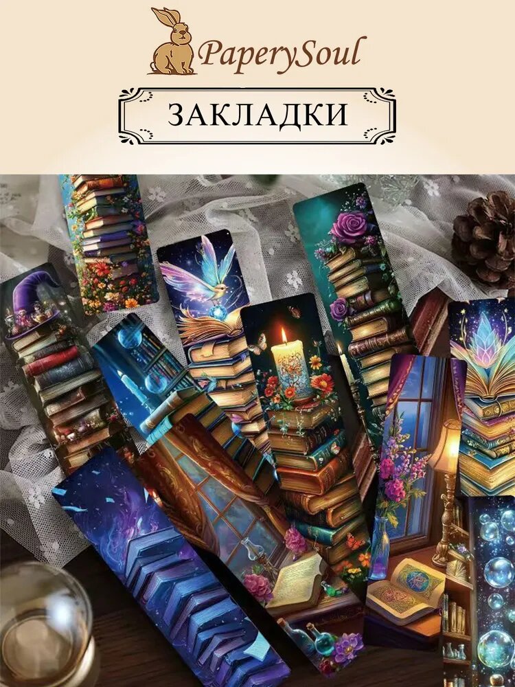 PaperySoul Закладка 15 см, 24 шт.