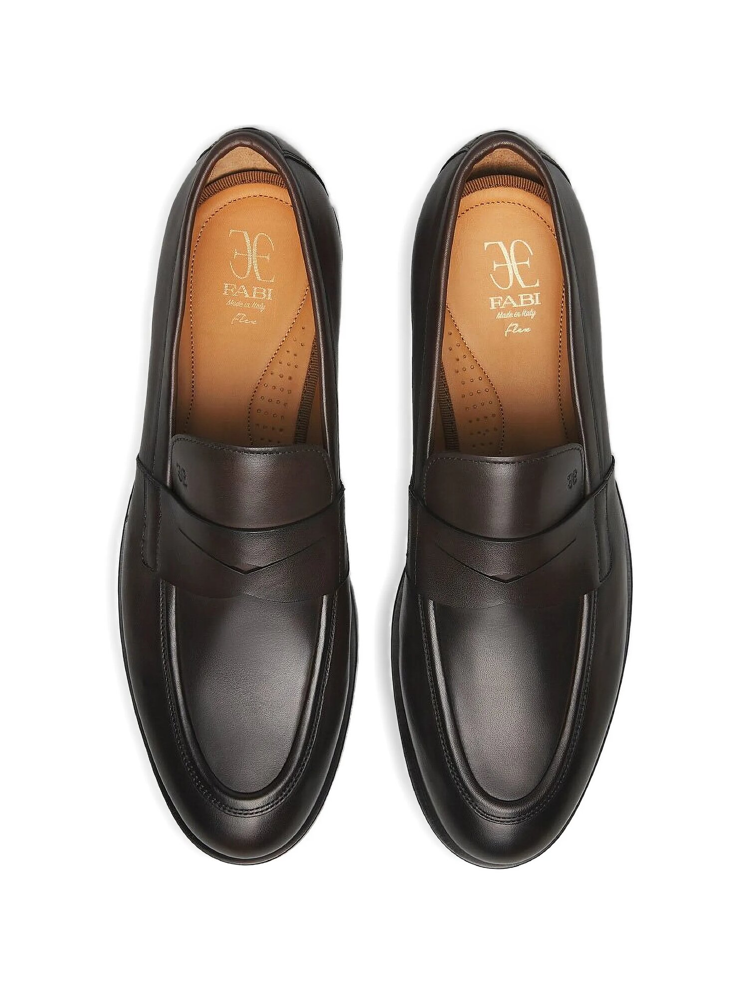 Лоферы FABI British loafers, размер 9 US, brown — фото 1