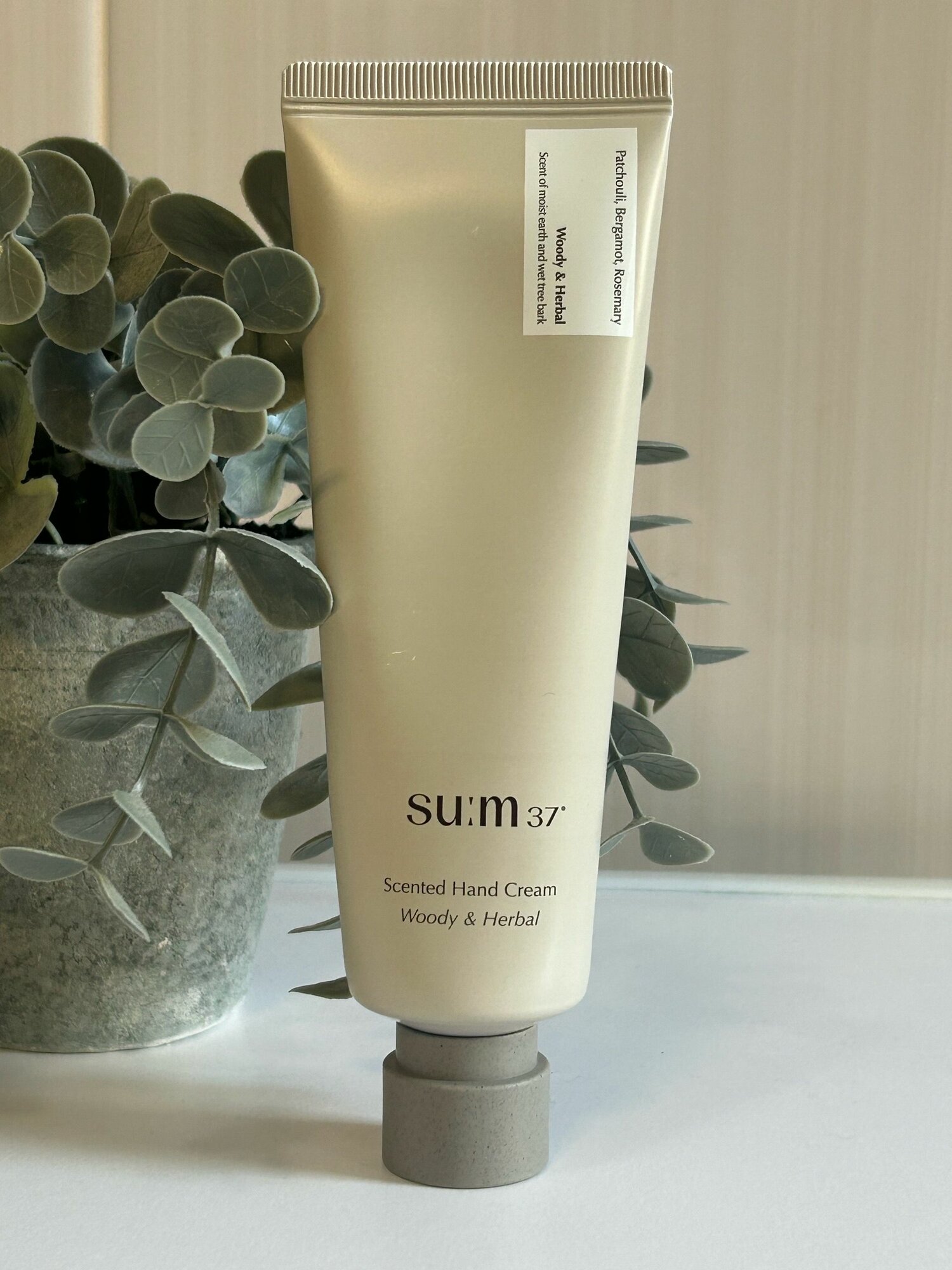 Крем для рук ферментированный корейский SU: M37 scented hand cream woody herbal 70ml