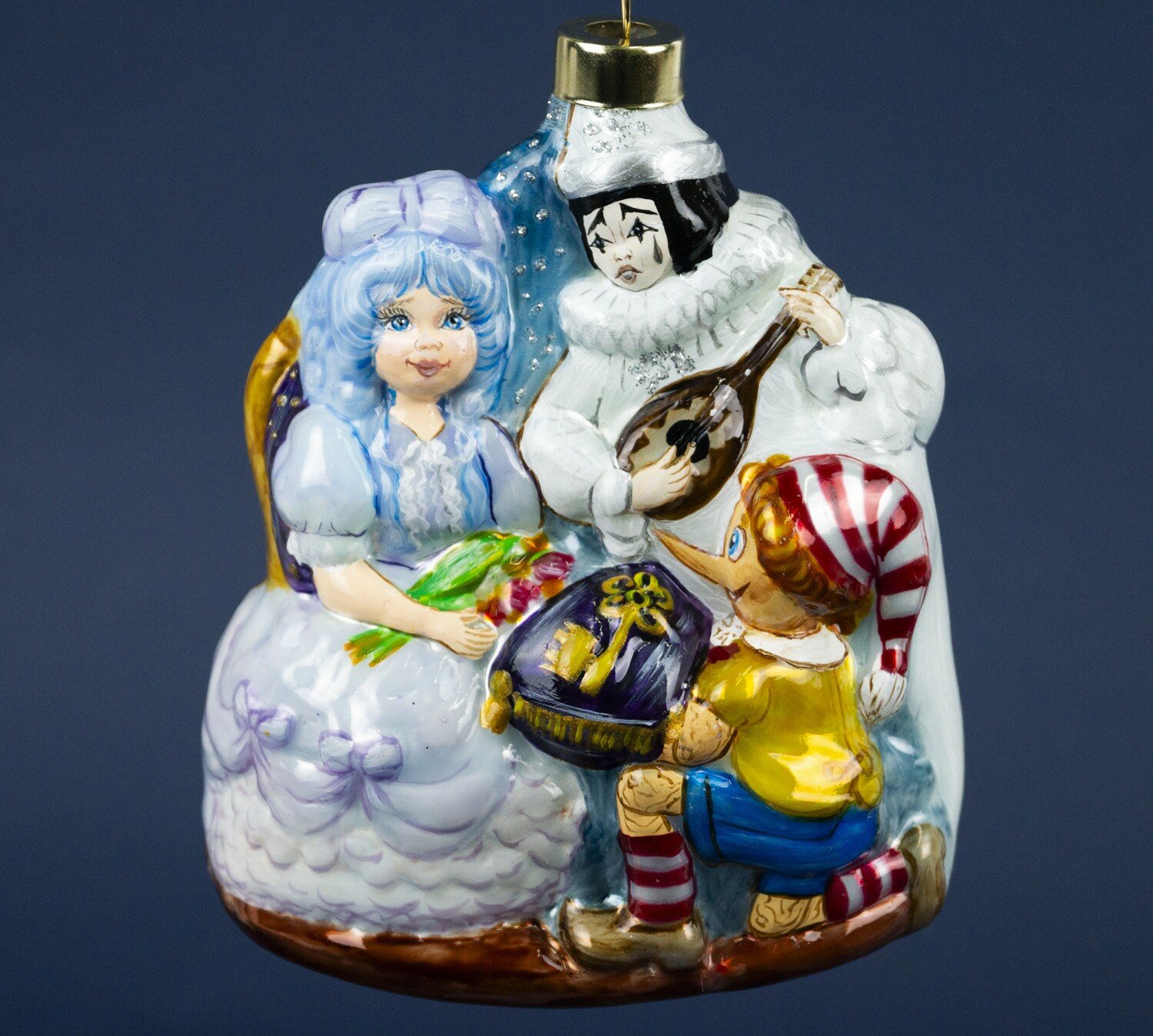 Елочная игрушка Золотой ключик