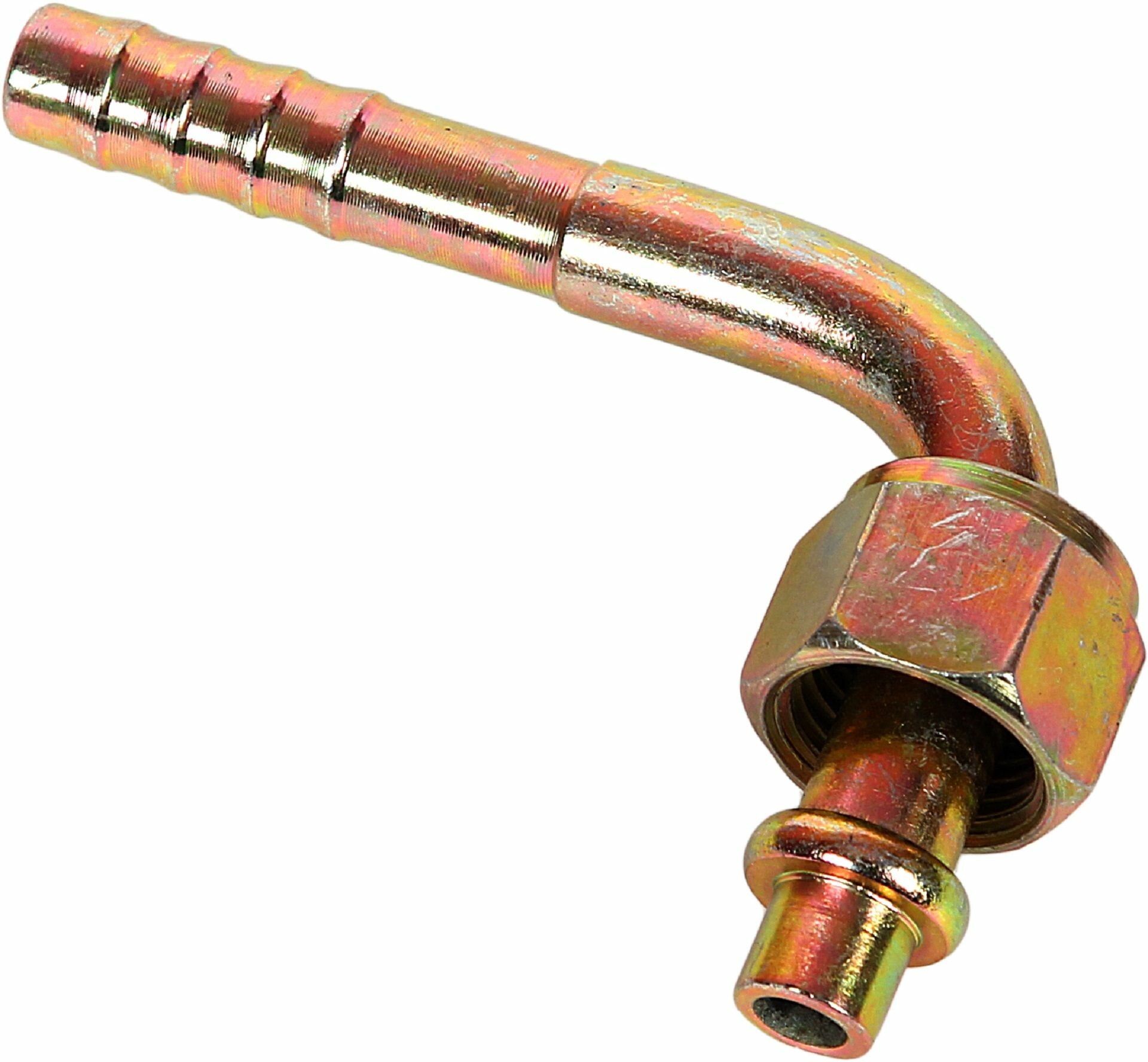 Фитинг стальной 8мм 3/8 №6х90 O-RING 5/8 -18UNF TITAN
