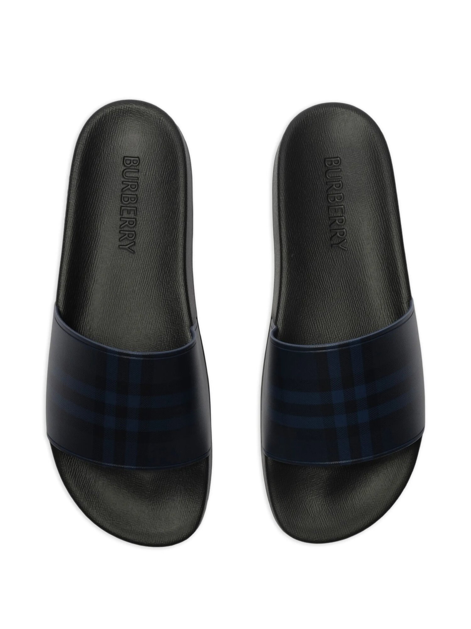 Шлёпанцы BURBERRY Check slides, размер 43 — фото 1