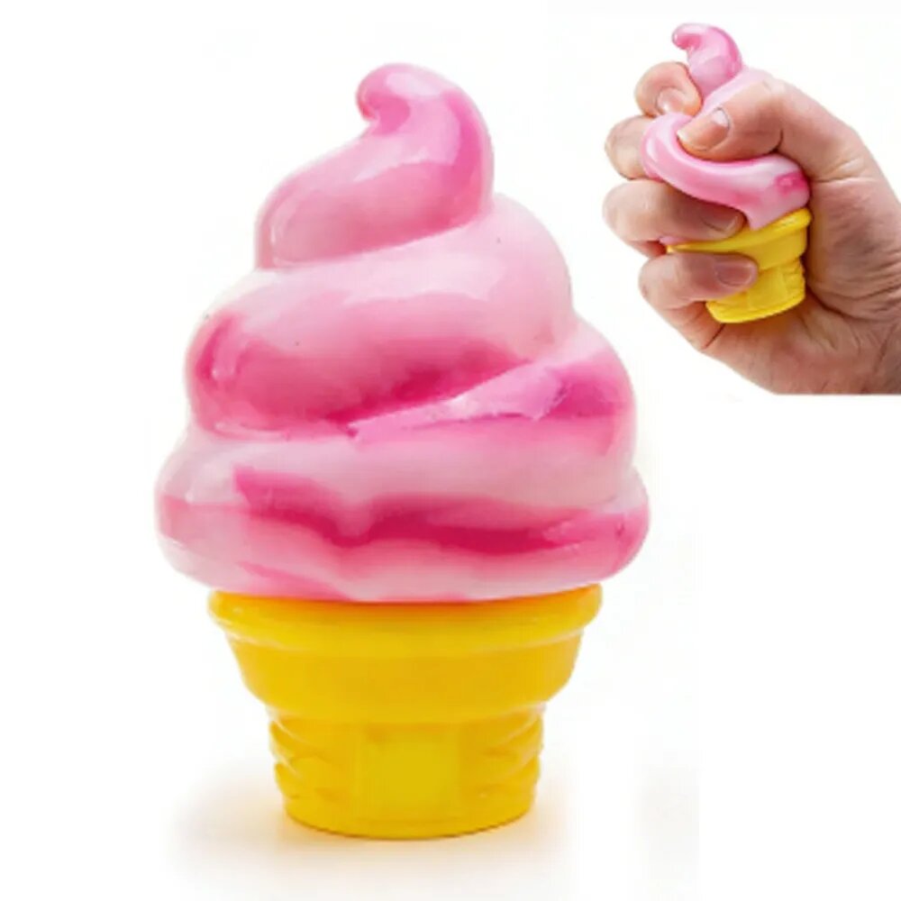 Mороженое антистресс /Mороженое сквиш/Ice Cream Squeeze Squishy/антистрес сквиш-мялка/ игрушка для снятия стресса