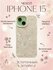 Чехол, для iPhone 15, поддержка беспроводной зарядки, усиленные углы