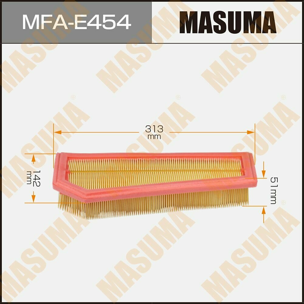 Фильтр воздушный MB C-204 E-212 SLK-172 1.8 07-16 MASUMA MFA-E454