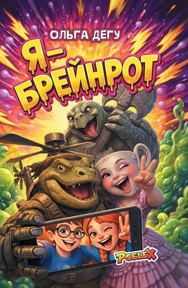 Книга "Я - брейнрот", автор Дегу О, издательство Альфики