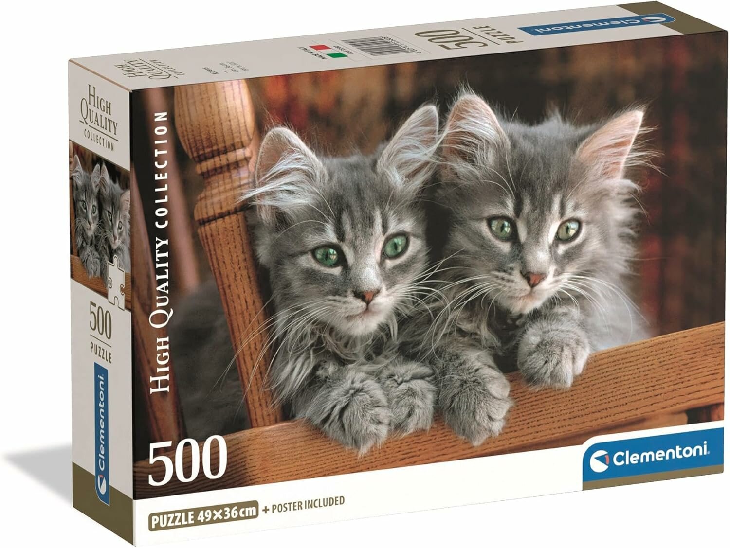 Пазл для взрослых Clementoni 500 деталей , элементов : Котята
