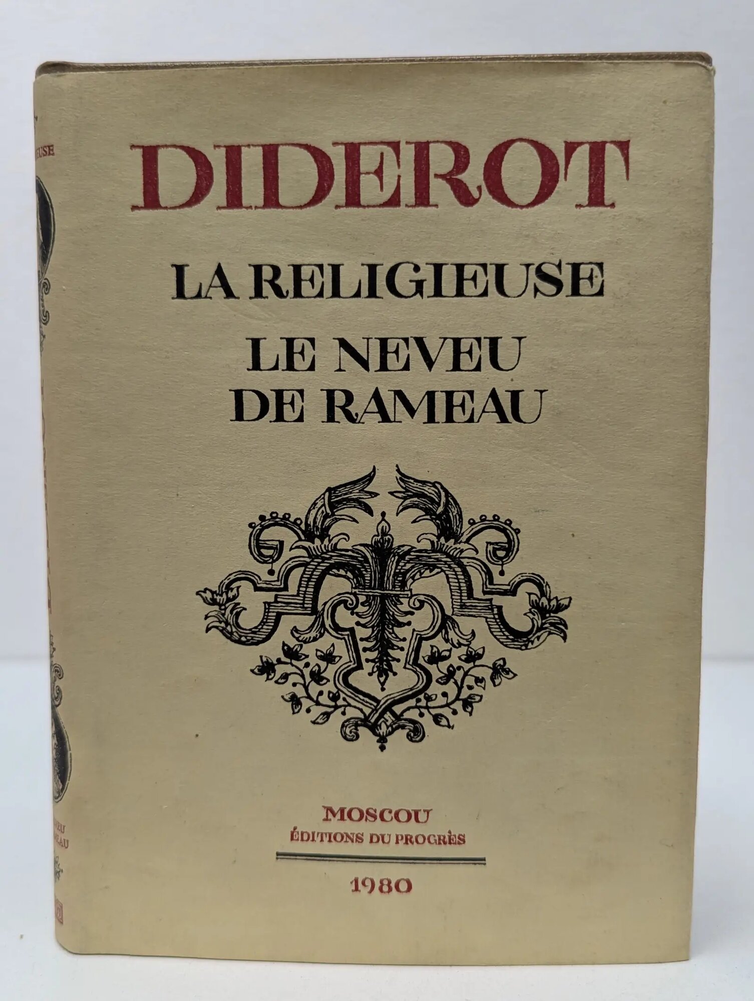 La Religieuse. Le Neveu de Rameau Diderot Denis 1980