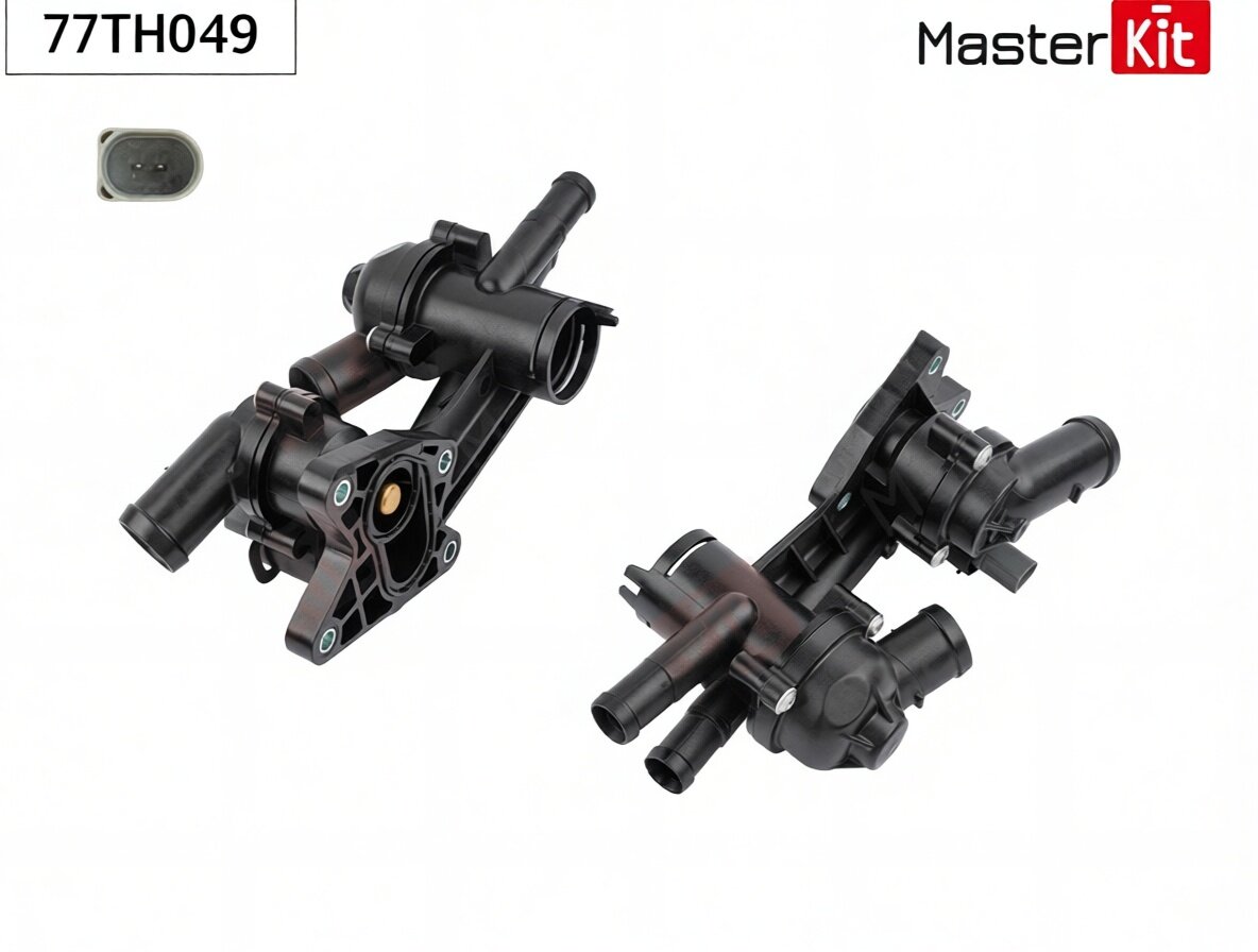 Термостат AUDI/SEAT/SKODA/VW 1.4 TFSI 06- 80-95C 77TH049 MasterKit арт. 77TH049