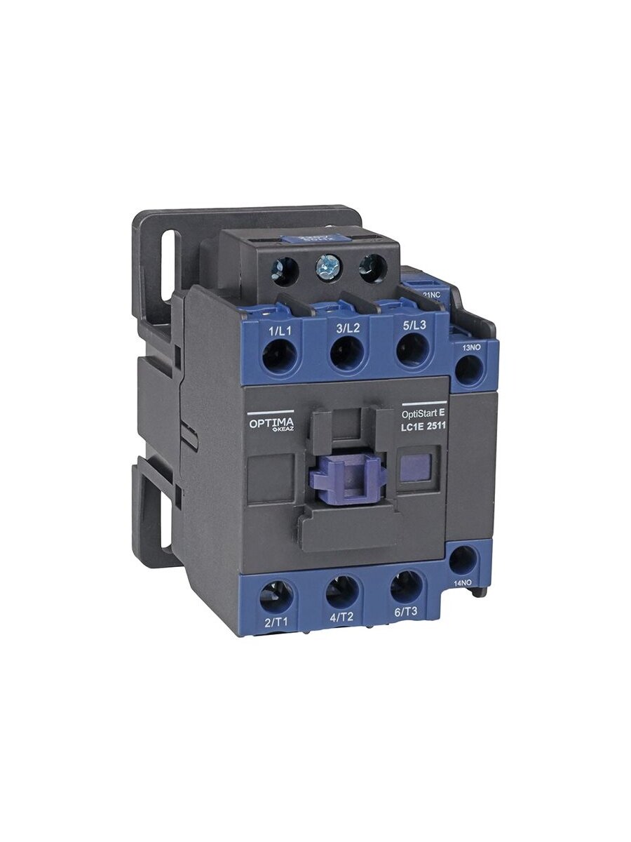 Контактор OptiStart E LC1E25M5 25A 220В AC 1НО+1НЗ КЭАЗ 367541