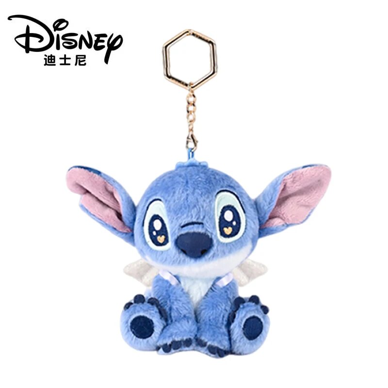 Плюшевые Игрушки Disney: Стич, Лотсо, Салливан, Вуди, Брелок-подвеска, Мягкая Кукла-подвеска Ангел Стич, Мистер Кью