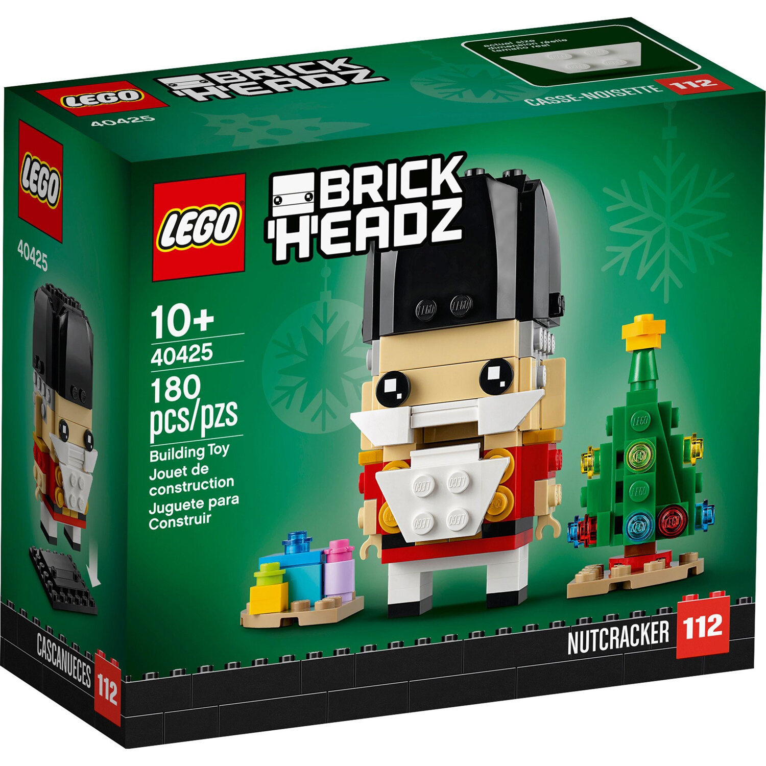 Конструктор LEGO BrickHeadz 40425 Сувенирный набор Щелкунчик