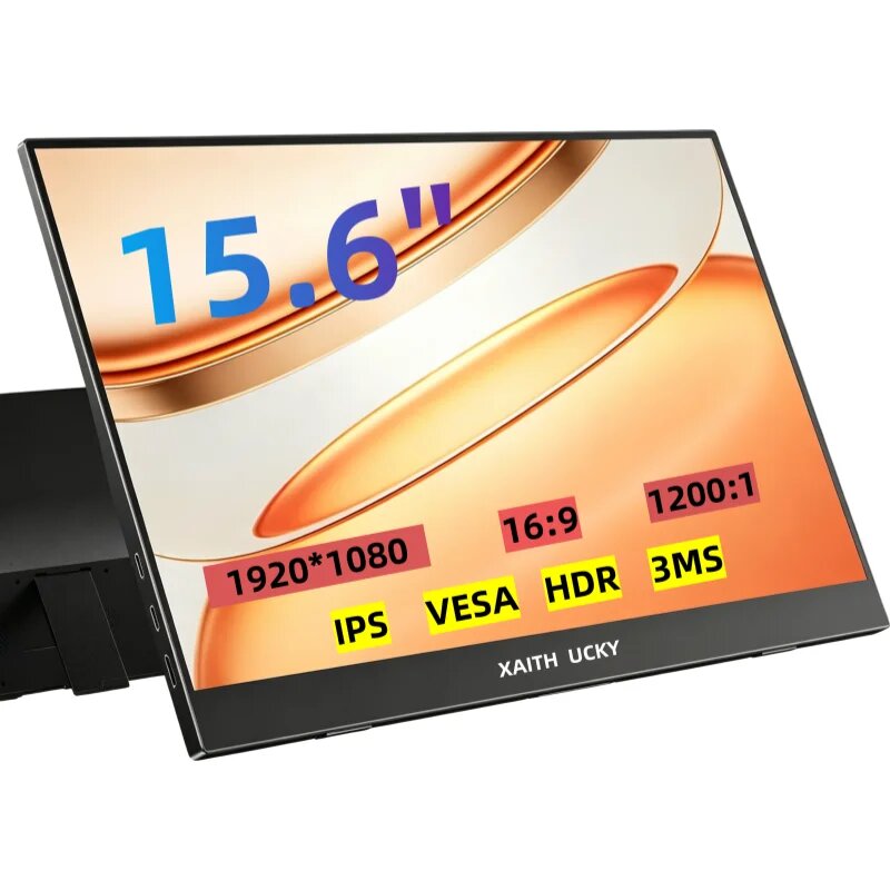 XAITH UCKY Портативный монитор 15,6 дюйма FHD