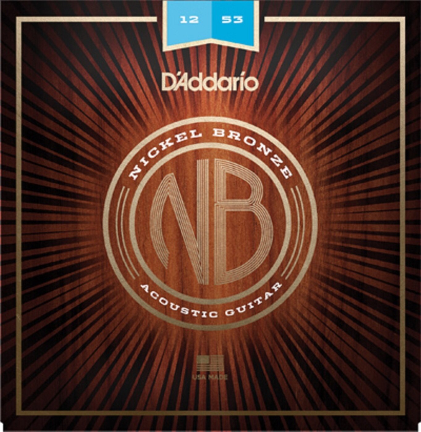 Комплект струн для акустической гитары D'Addario NB1253