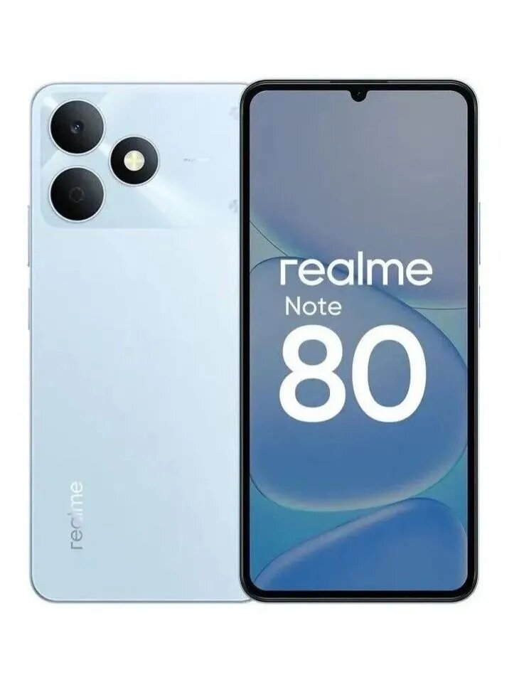 Смартфон REALME Note 80 4/64Gb, голубой/ Glacier Blue/ RMX5388 (4+64) BLUE