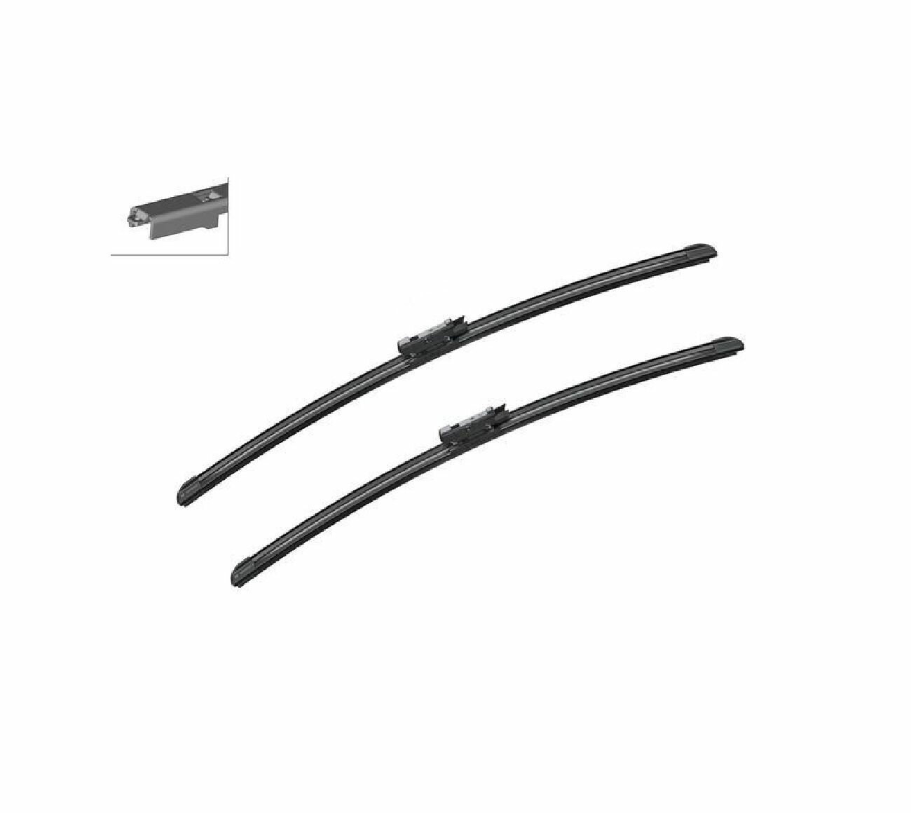 Щетки стеклоочистителя бескаркасные Aerotwin 600/575мм крепление Top Lock, BOSCH 3397118955