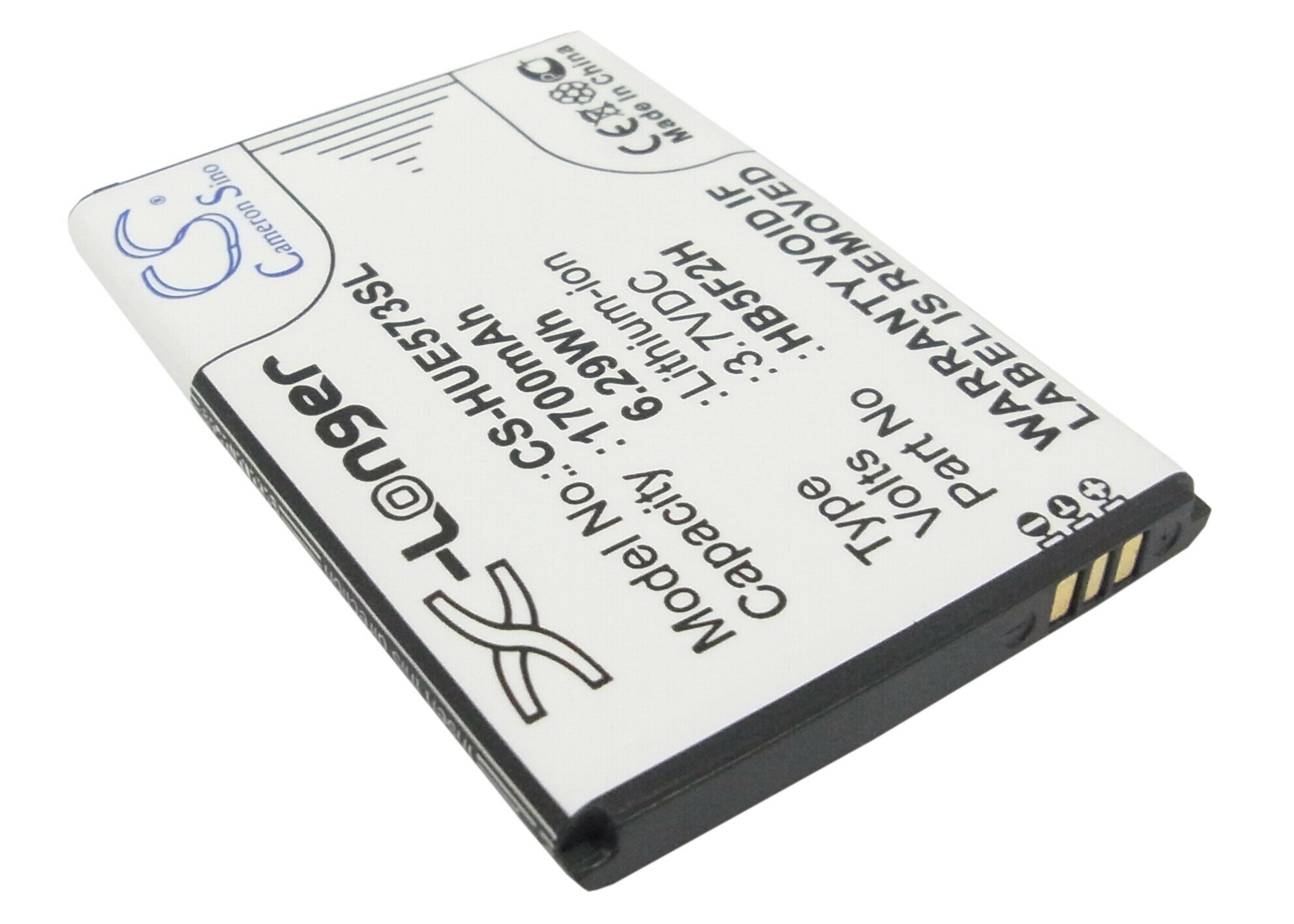 Аккумулятор для Huawei HB554666RAW, HB5F2H, Роутер Huawei E5373, E5375, EC5377, E5330, E5336, E5372 - CS-HUE573SL от компании Cameron Sino