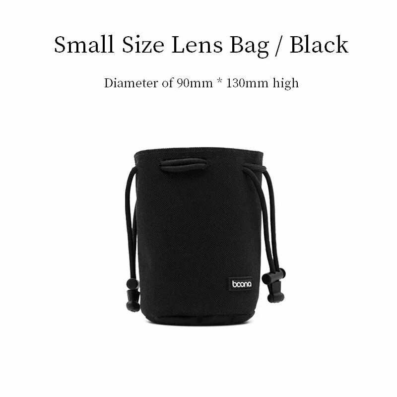 BOONA Флисовая водонепроницаемая сумка для DSLR камеры Черный, Round Black S H002