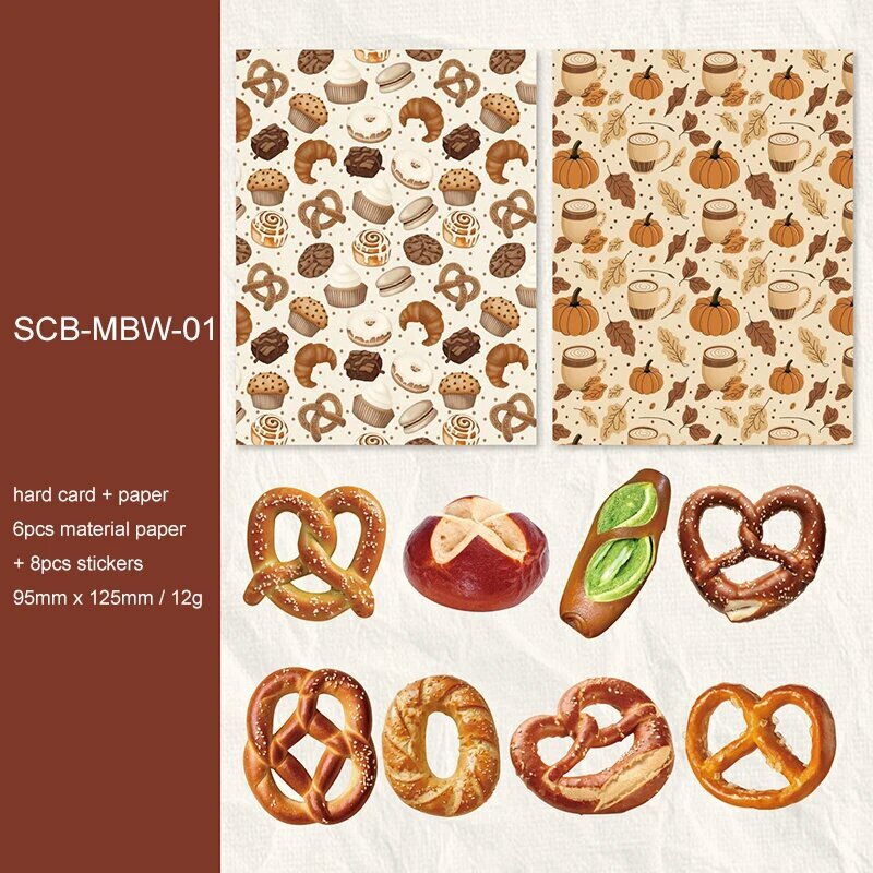 Винтажный блокнот для скрапбукинга SCB-MBW-01